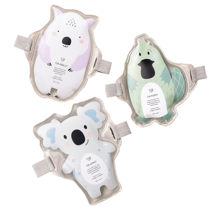 Reusable Character Cool Packs for Kids | Tiny Hearts